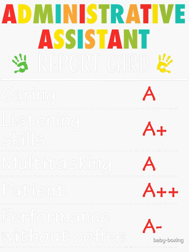 "Administrative Assistant Funny Appreciation Gift" Sticker for Sale by ...