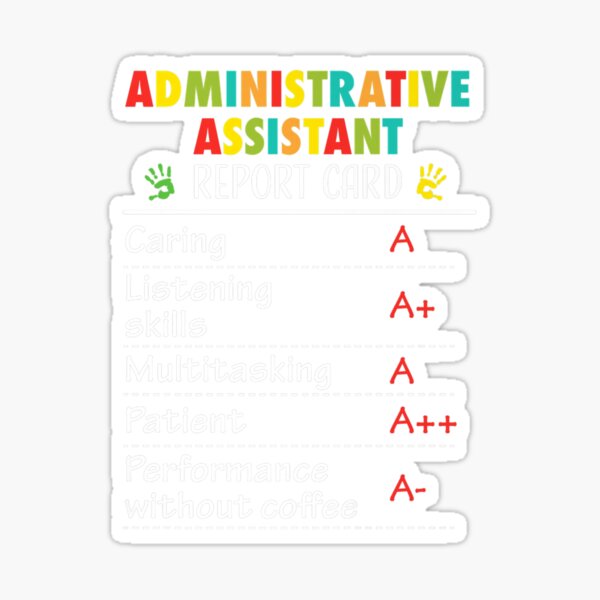 "Administrative Assistant Funny Appreciation Gift" Sticker for Sale by ...