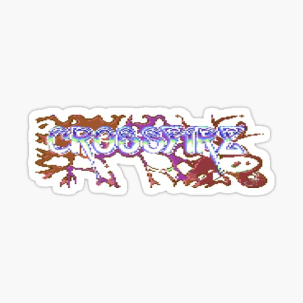 "Crossfire" Sticker by PixelSystem | Redbubble