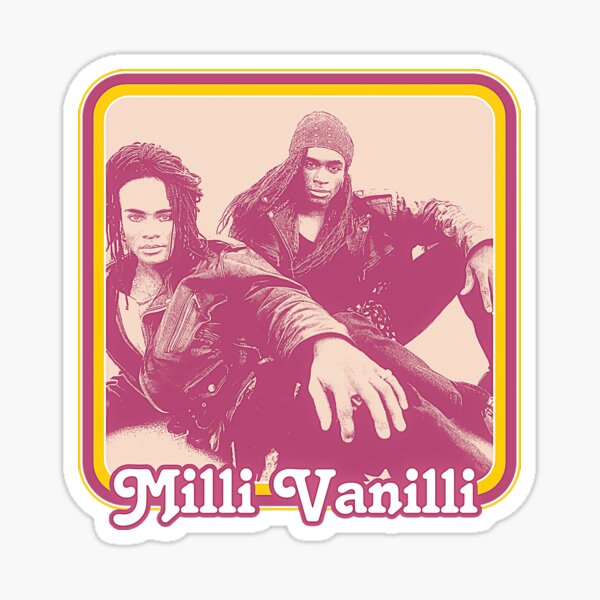 "Milli Vanilli Milli Vanilli Milli Vanilli music" Sticker by Manonorde ...
