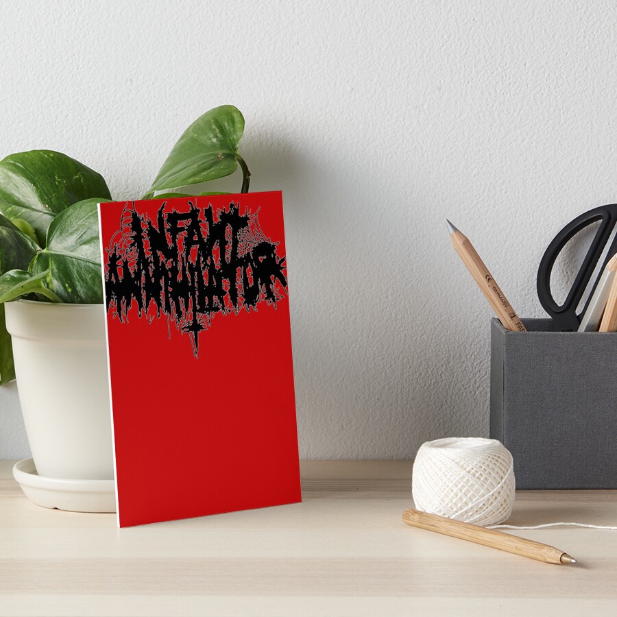 "Infant Annihilator Logo " Art Board Print by BernarBuhler | Redbubble