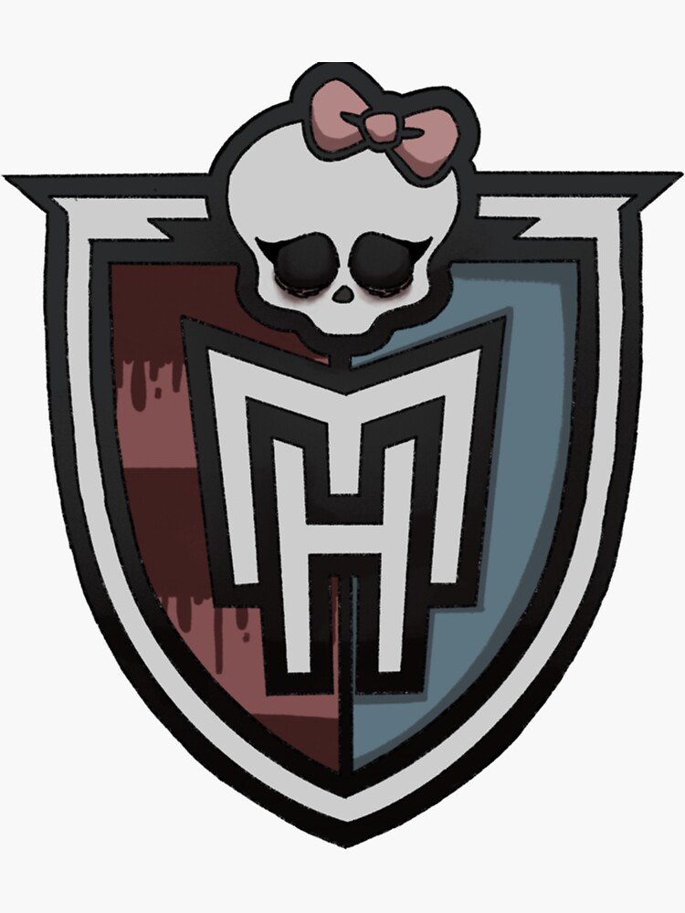 "MH Logo redesigned " Sticker by HaileyTuelShop | Redbubble