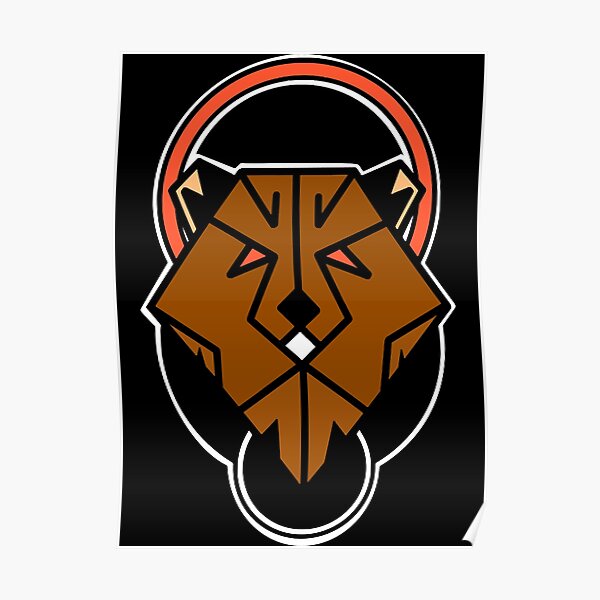 "GeoBear" Poster for Sale by Nicholas689649 | Redbubble
