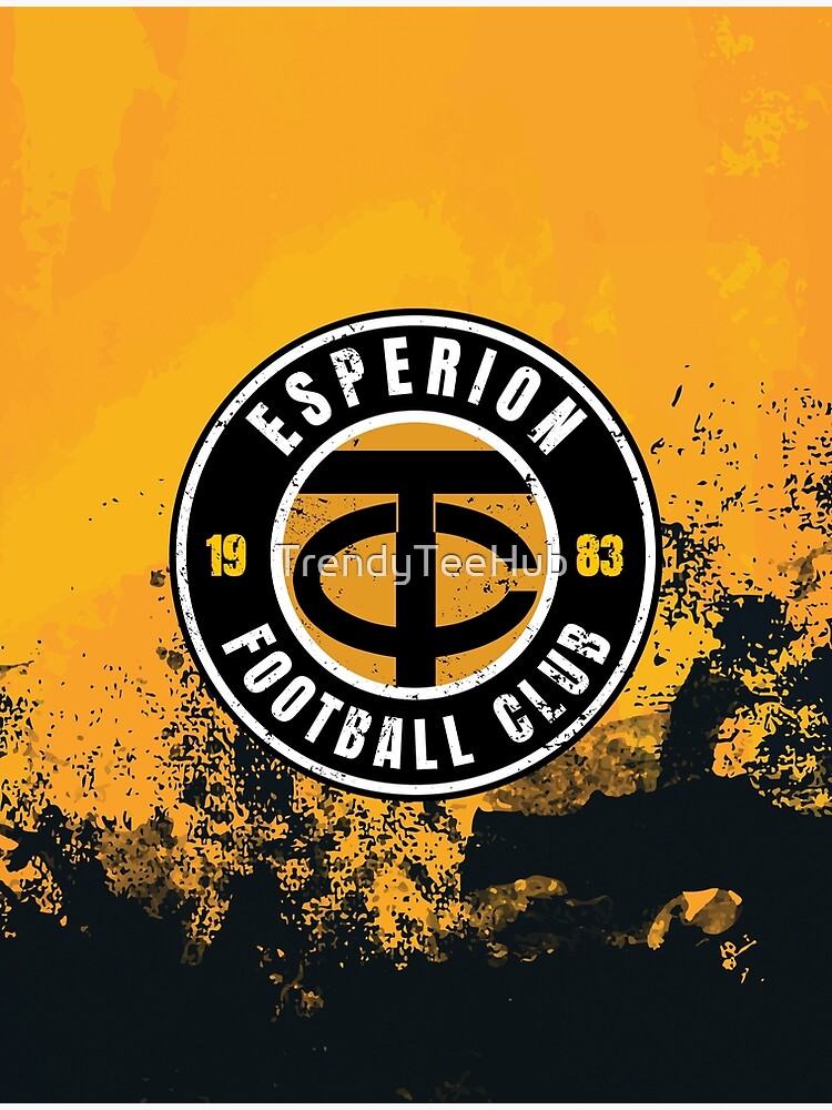 Póster «Logotipo del club de fútbol Esperion, Aoi, Ashito, kaido,» de ...