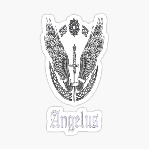 "Angelus artwork" Sticker by youthapparel | Redbubble
