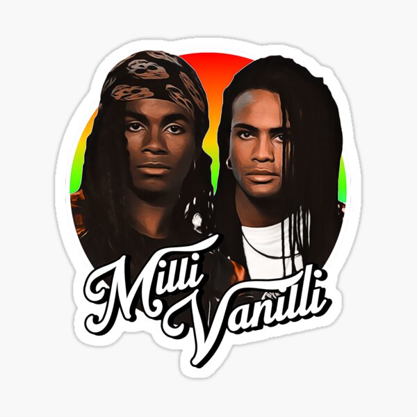 "Milli Vanilli Milli Vanilli Milli Vanilli fan" Sticker by Manonorde ...