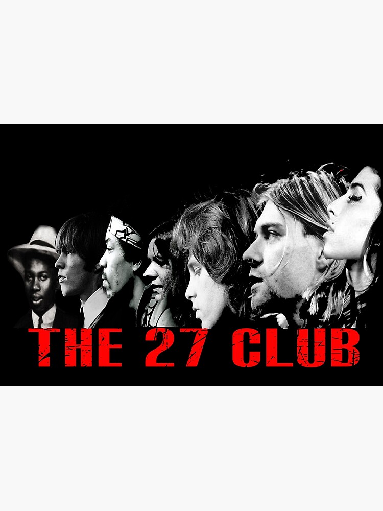 "Club 27" Poster for Sale by Johnny1312 | Redbubble