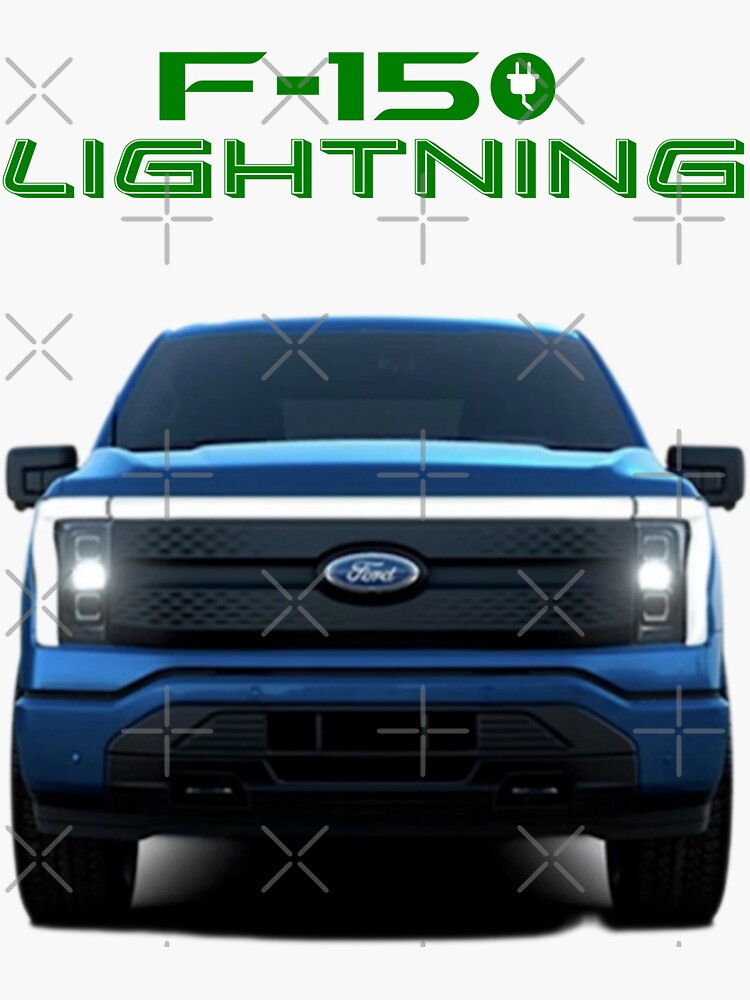 "FORD F-150 LIGHTNING" Sticker by DomGDesign | Redbubble