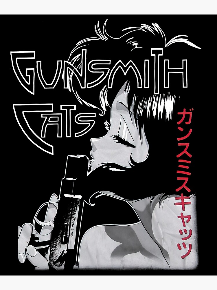 "Vintage Gunsmith Cats" Poster by FredOrzalli | Redbubble