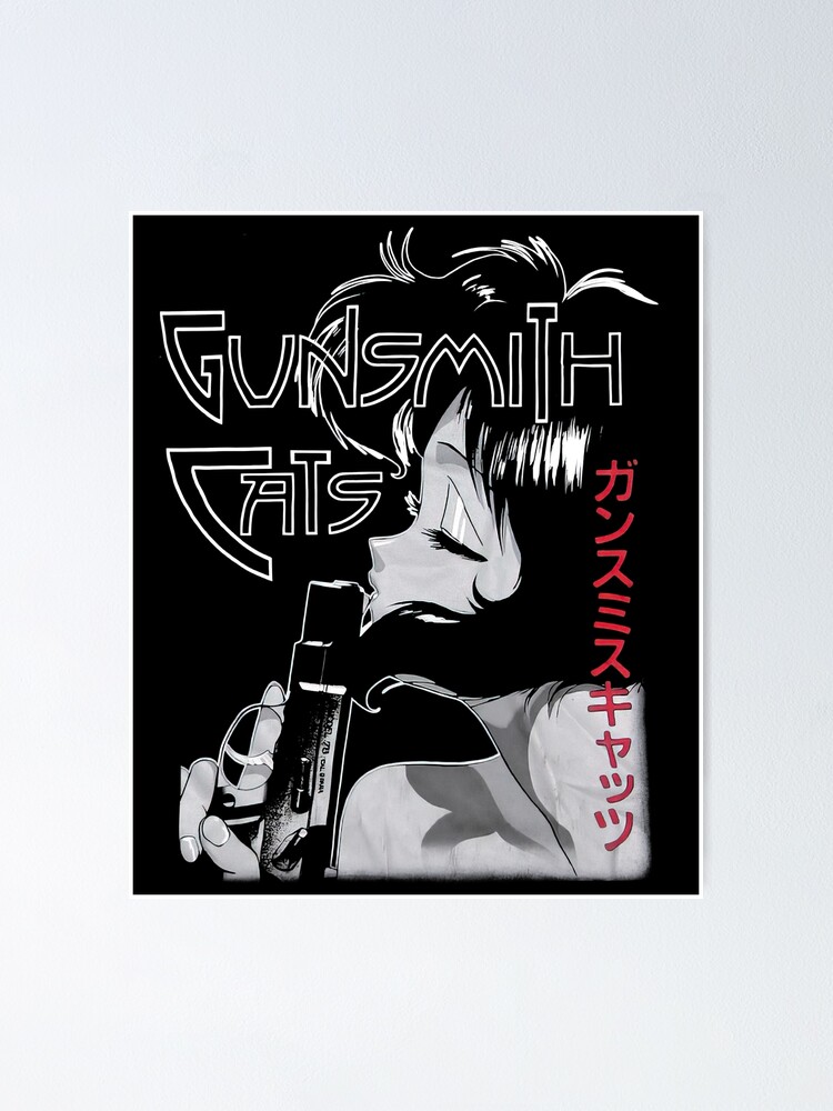 "Vintage Gunsmith Cats" Poster by FredOrzalli | Redbubble