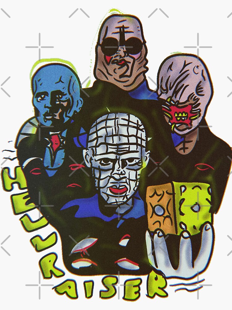"Hellraiser " Sticker by MattisMatt83 | Redbubble