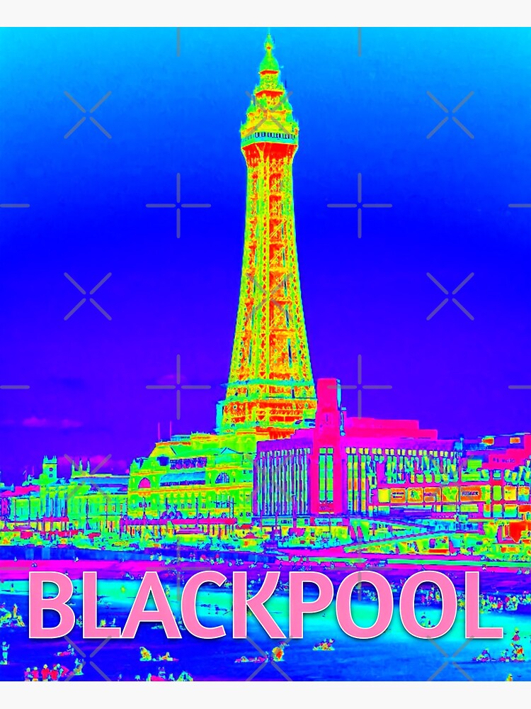 " Blackpool" Sticker by BelleDZ | Redbubble
