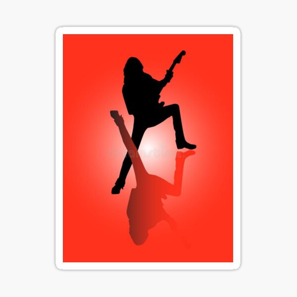 "Guitar" Sticker by Neshow | Redbubble