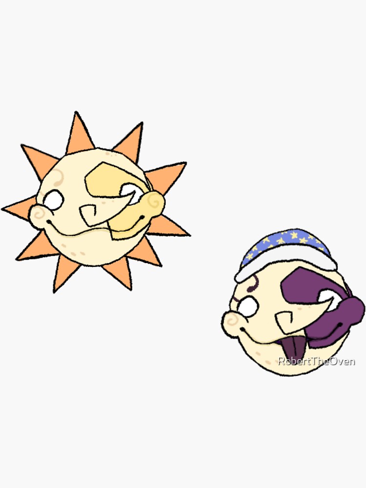"Sun and Moon - Security Breach" Sticker for Sale by RobertTheOven ...