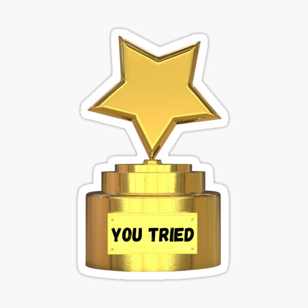 "You tired gold star" Sticker by Dzzoni | Redbubble