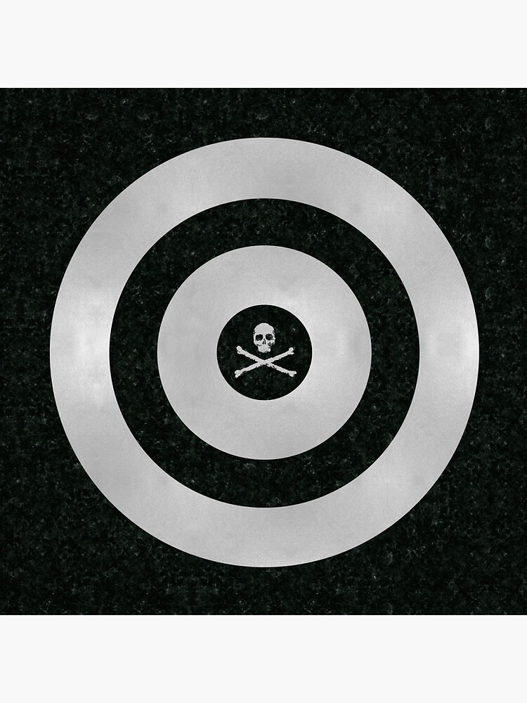 "Silver Target" Sticker by FutureRevArt | Redbubble