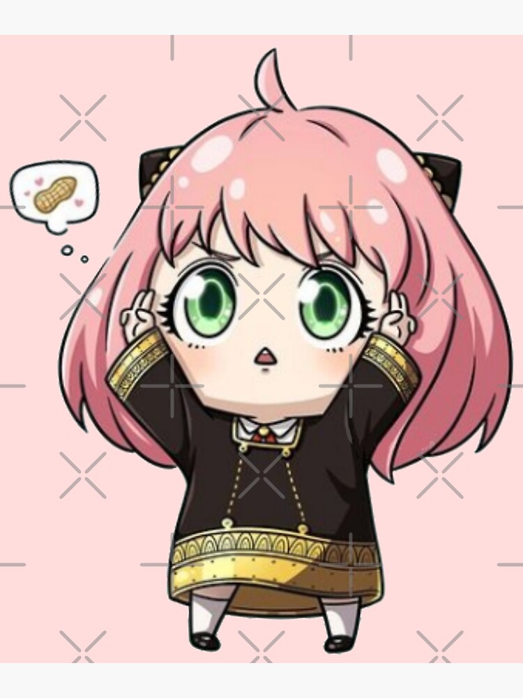 "spy x family anya forger chibi" Art Print by vinike2200 | Redbubble