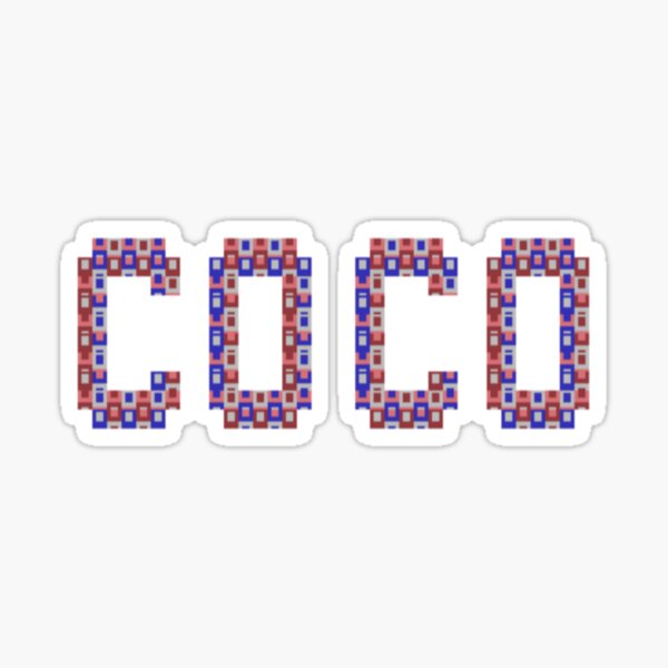 "COCO" Sticker by PixelSystem | Redbubble