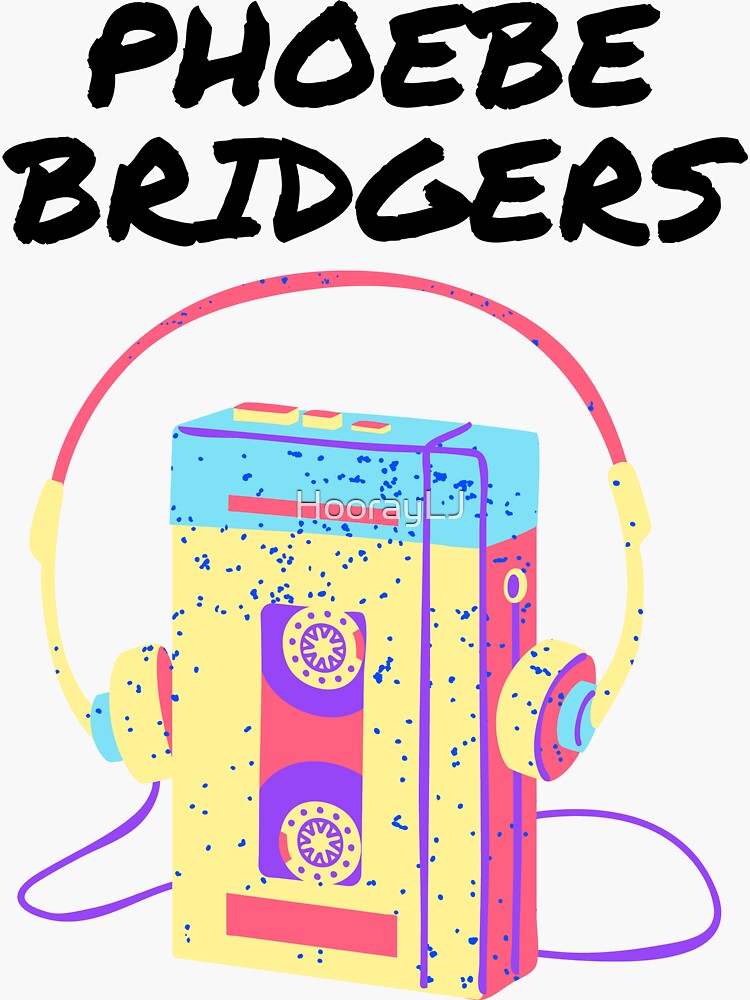 "Phoebe Bridgers Fan Cool Retro 90s Pastel Walkman Music Band Album Tee ...