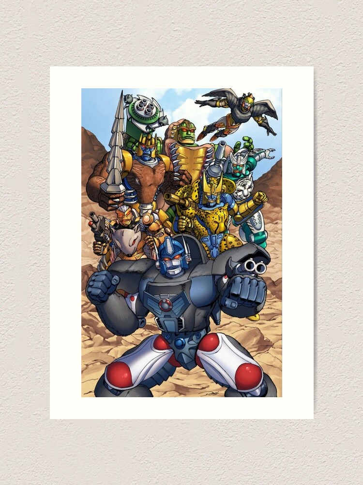 "Maximals - Beast Wars Transformers" Art Print for Sale by BeeRyeCrafts ...