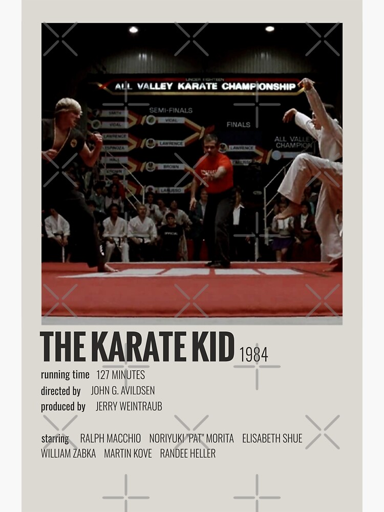 "The Karate Kid (1984)" Sticker by MoviePolaroid | Redbubble