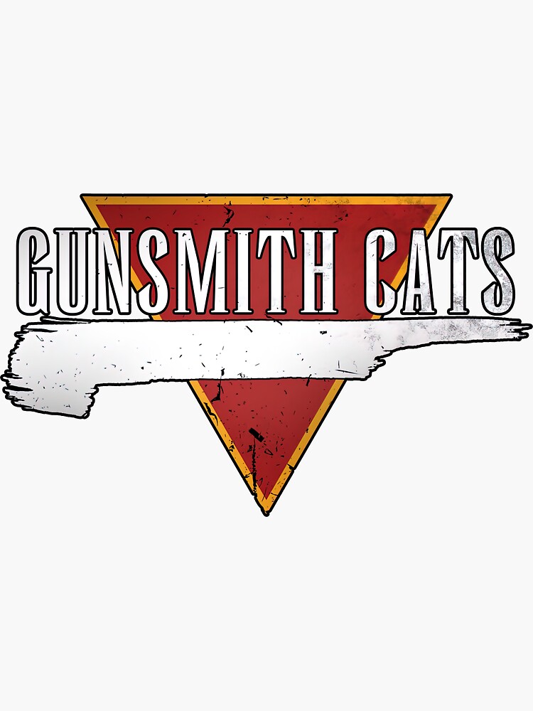 "Vintage Gunsmith Cats" Sticker by FredOrzalli | Redbubble