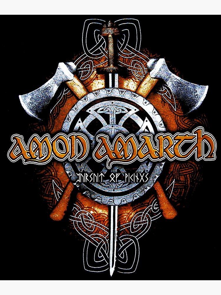 "Amon Amarth Logo Original" Poster for Sale by thorgan | Redbubble