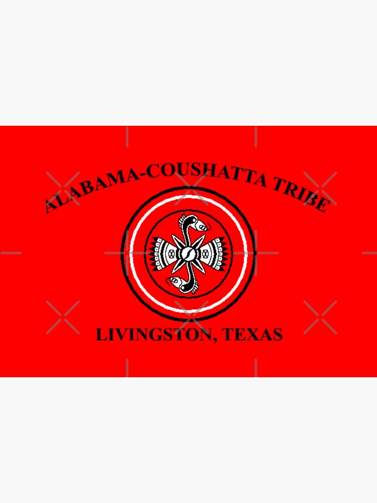 "Flag of Alabama–Coushatta Tribe of Texas USA" Art Print by mo91 ...