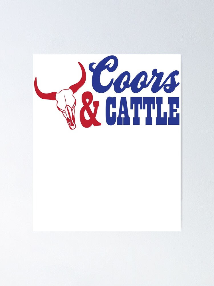 "Coors Banquet Rodeo, Coors Rodeo Colorway" Poster by rosolwegironefn ...