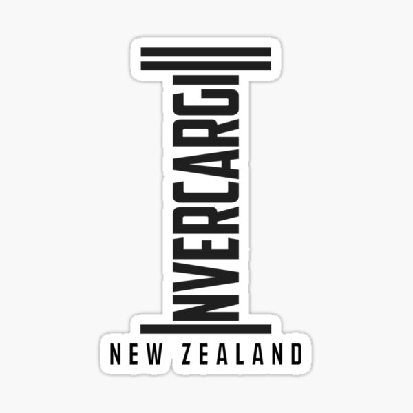 "Invercargill, New Zealand " Sticker by CreativeDesi | Redbubble