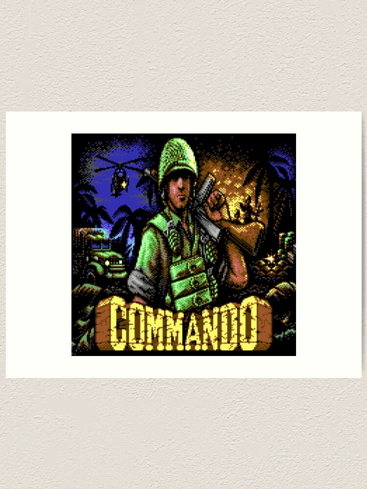 "Commando" Art Print for Sale by PixelSystem | Redbubble