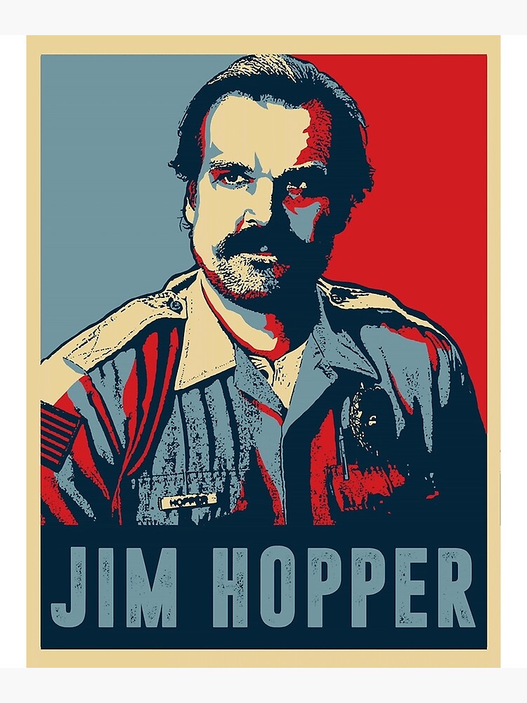 "Jim Hopper Poster" Poster for Sale by krafftjxpankauc | Redbubble