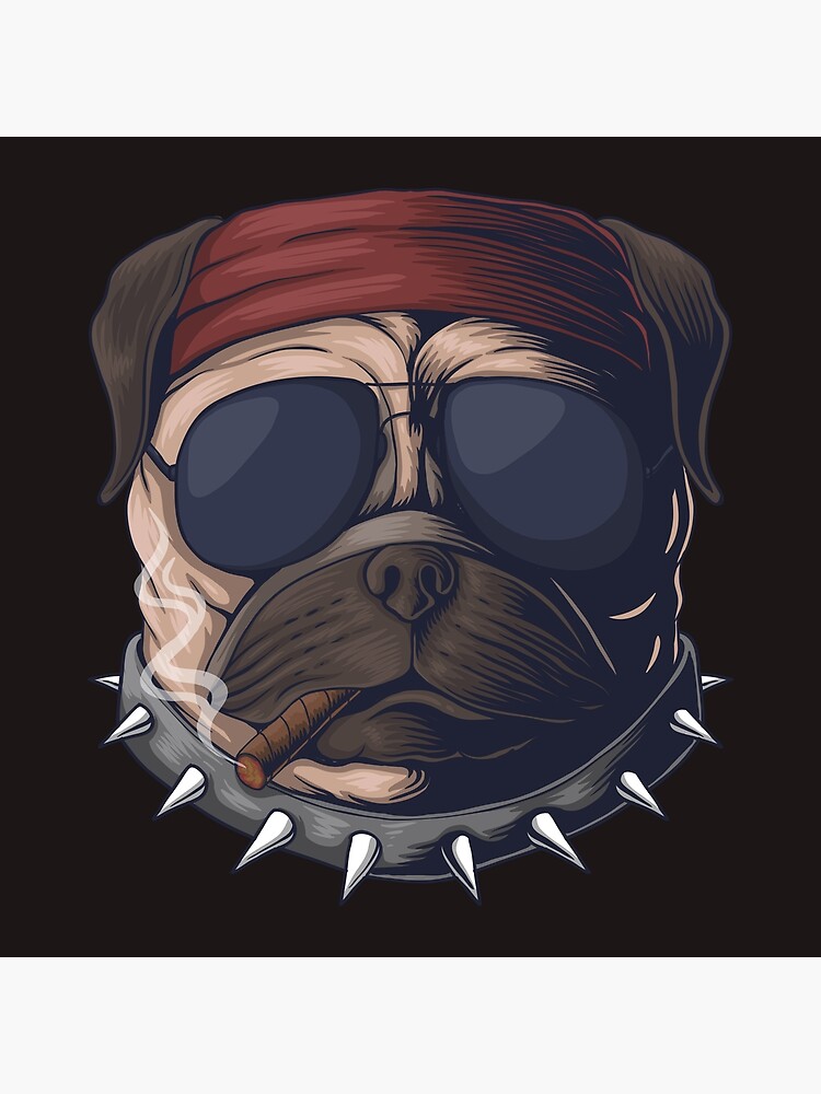 "Gangster Dog" Poster for Sale by PronterDesign | Redbubble