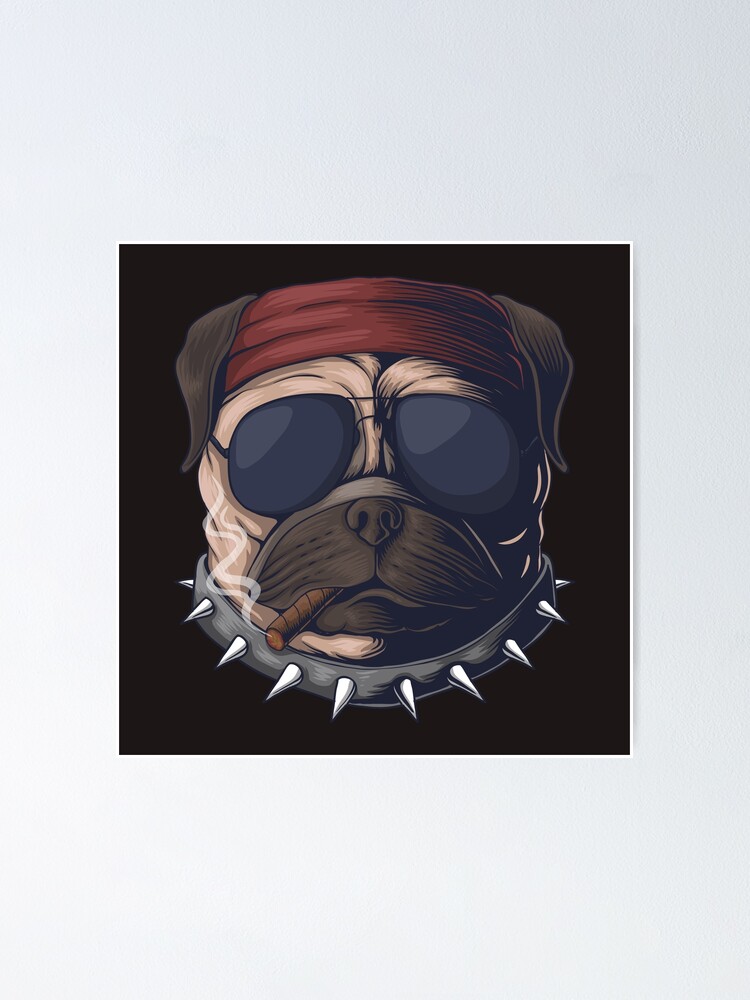 "Gangster Dog" Poster for Sale by PronterDesign | Redbubble