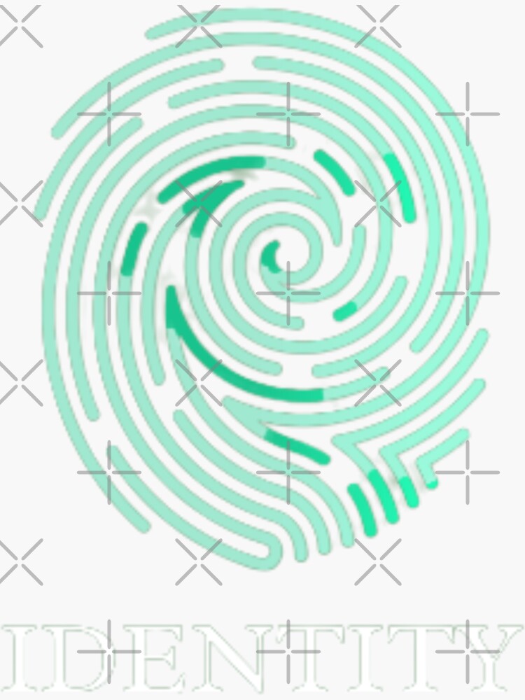 " Identity " Sticker by HSE1 | Redbubble