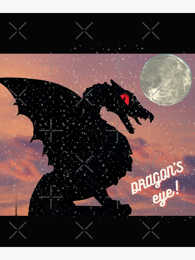 "Red eye Dragon" Poster for Sale by Adamova5159 | Redbubble