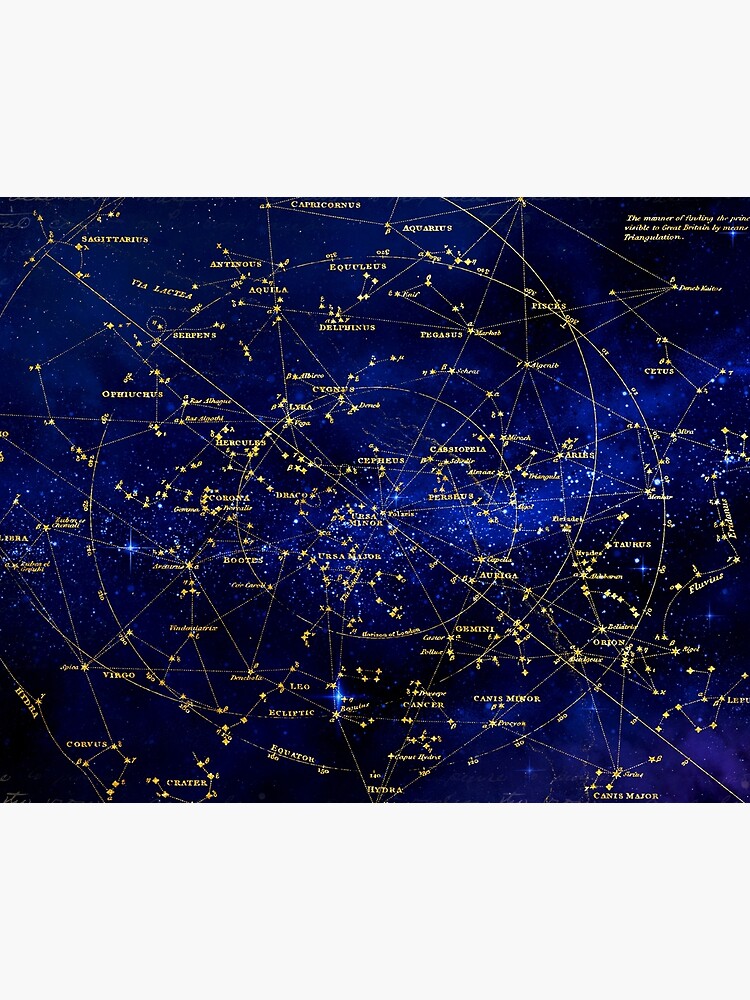 "Star map" Poster for Sale by KseniaDr | Redbubble