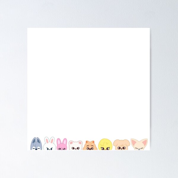 "Stray kids Skzoo Characters " Poster for Sale by K-skztee | Redbubble