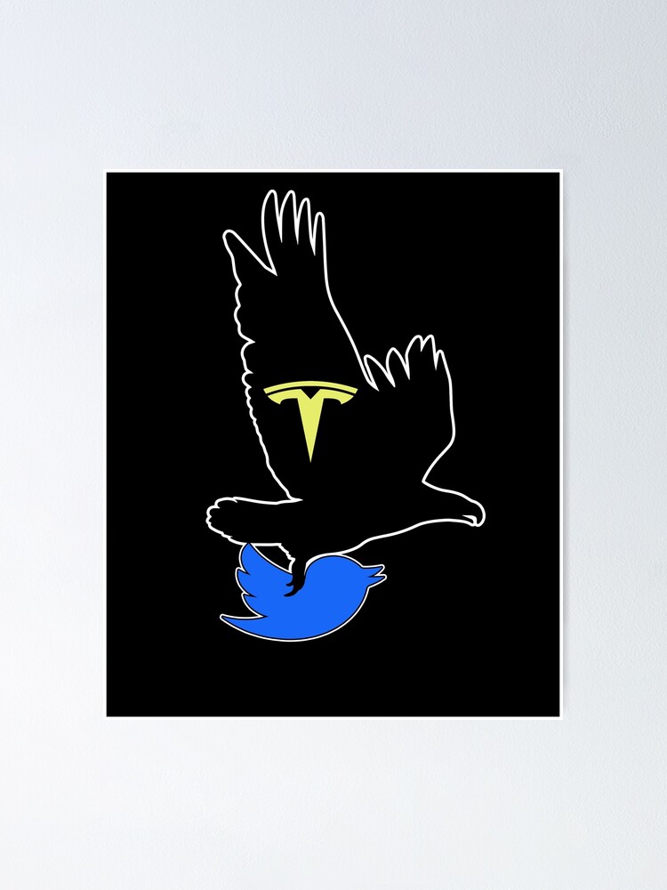 "elon musk buys twitter" Poster for Sale by Tiziza | Redbubble