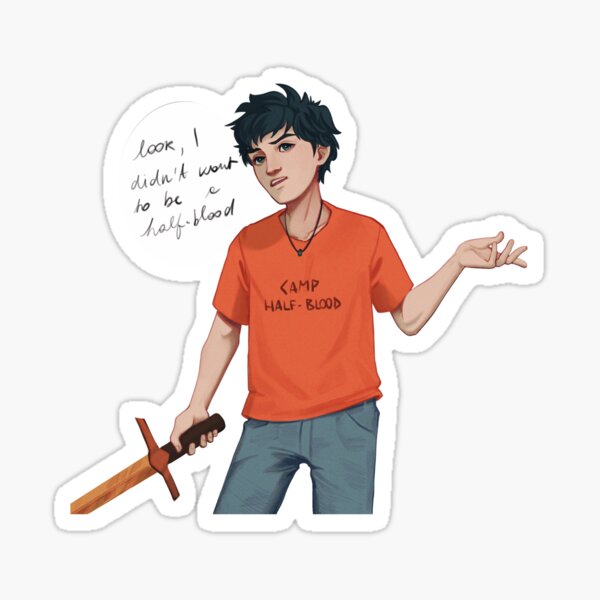 "Percy Jackson" Sticker by butteflysclaws | Redbubble