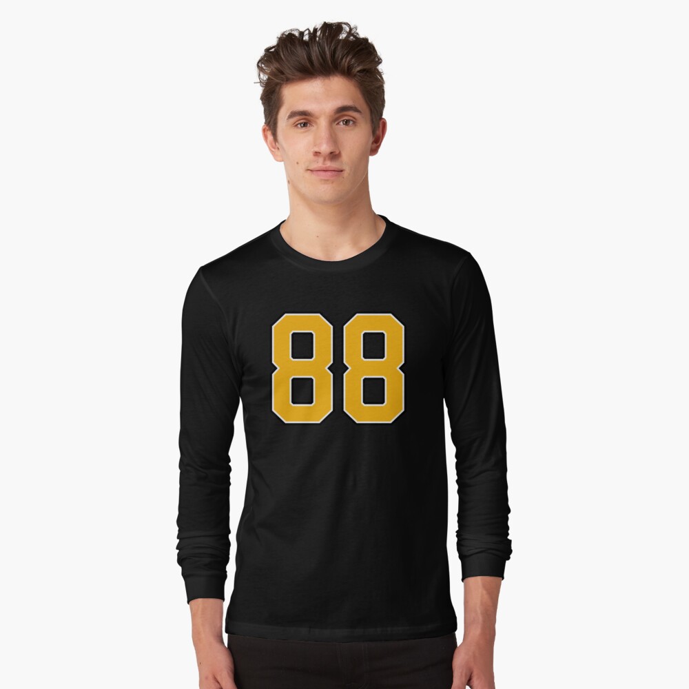 "Yellow Number 88 lucky sports jersey eighty eight" Sticker for Sale by ...