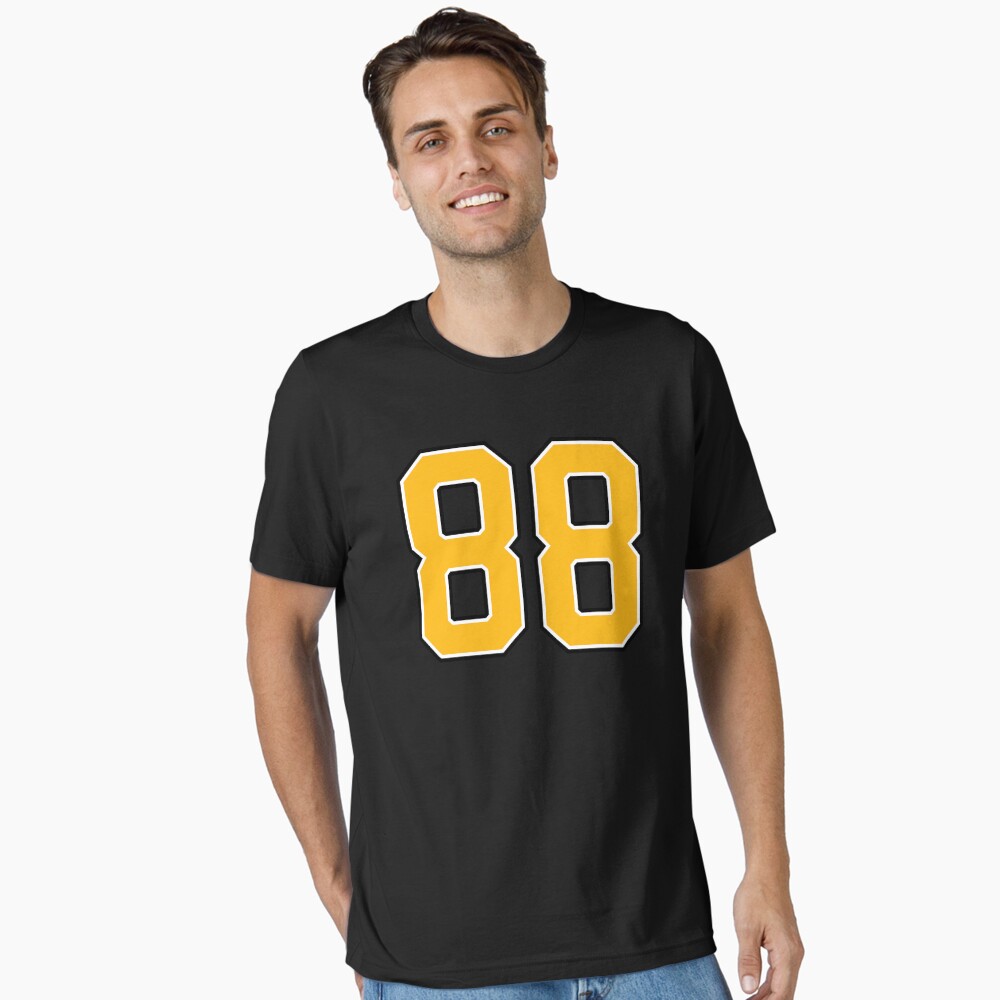 "Yellow Number 88 lucky sports jersey eighty eight" Sticker for Sale by ...