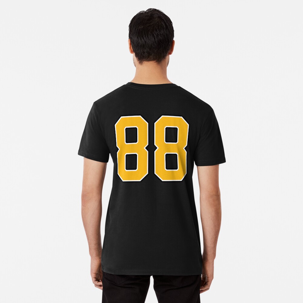 "Yellow Number 88 lucky sports jersey eighty eight" Sticker for Sale by ...