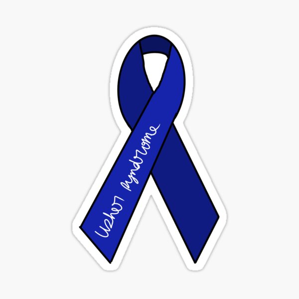 "Usher Syndrome Awareness Ribbon " Sticker by jenmishalecki | Redbubble