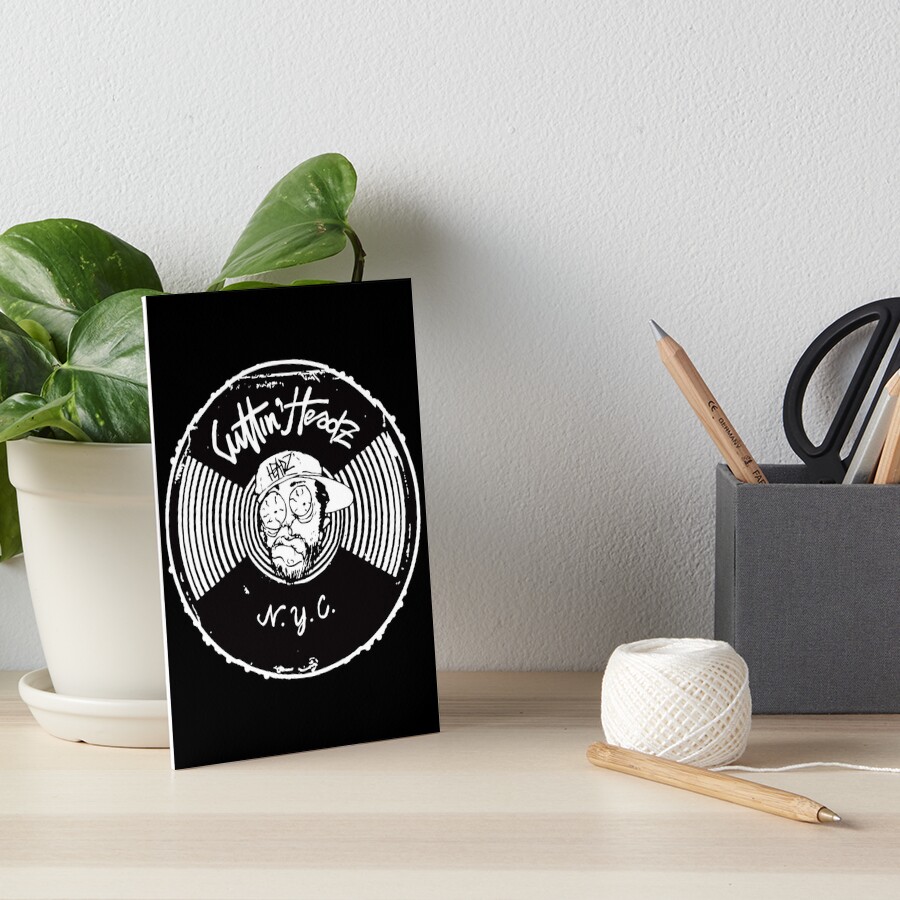 "THE MARTINEZ BROTHERS - CUTTIN HEADZ NYC IBIZA LOGO" Art Board Print ...