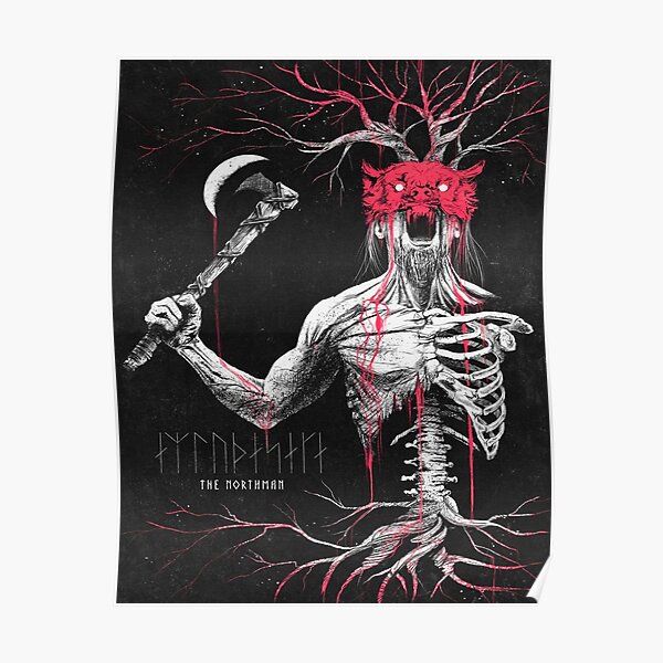 "The Northman Movie 2022 / Northmen Vikings" Poster by Ani-Games ...