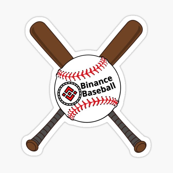 "Binance Baseball Logo" Sticker by Crypto-NFT22 | Redbubble