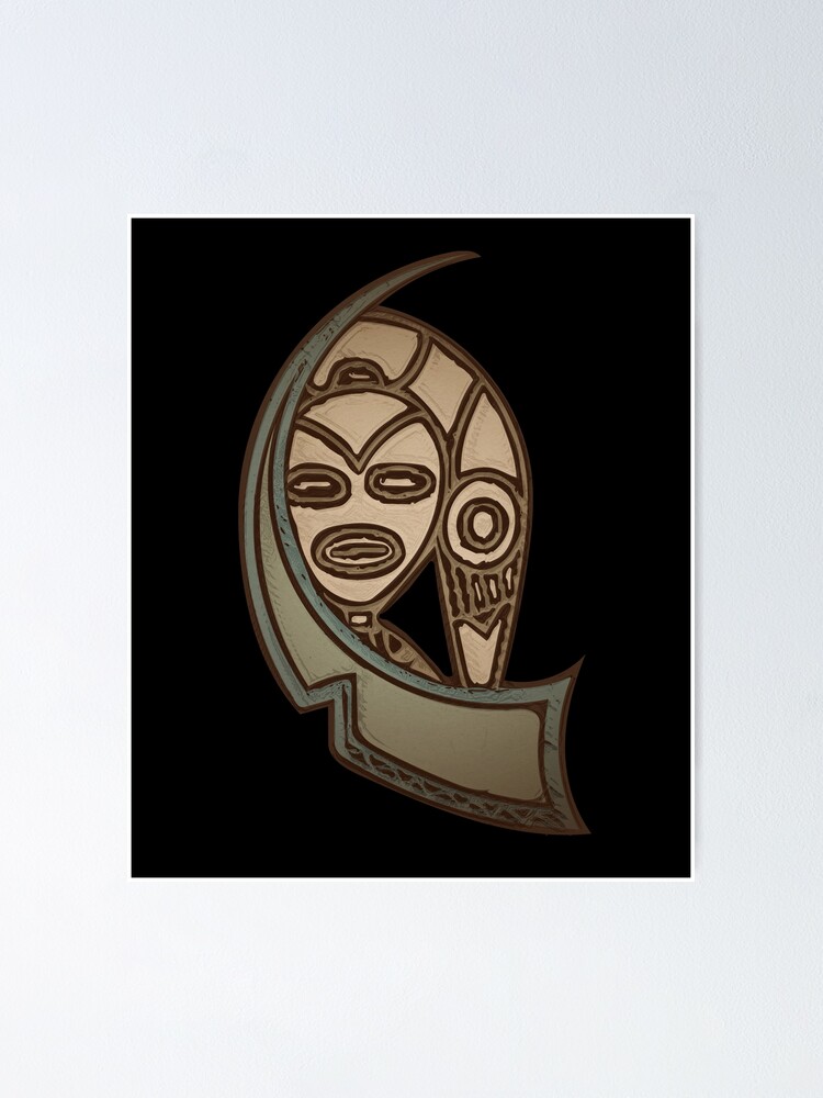 "Atabey Goddess Taino Symbol" Poster for Sale by liamaris | Redbubble