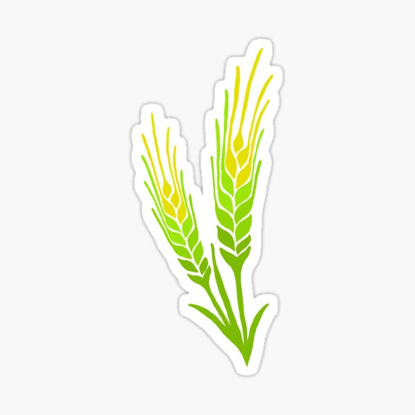 "Wheat Sheaf" Sticker by Pasqua-Prints | Redbubble
