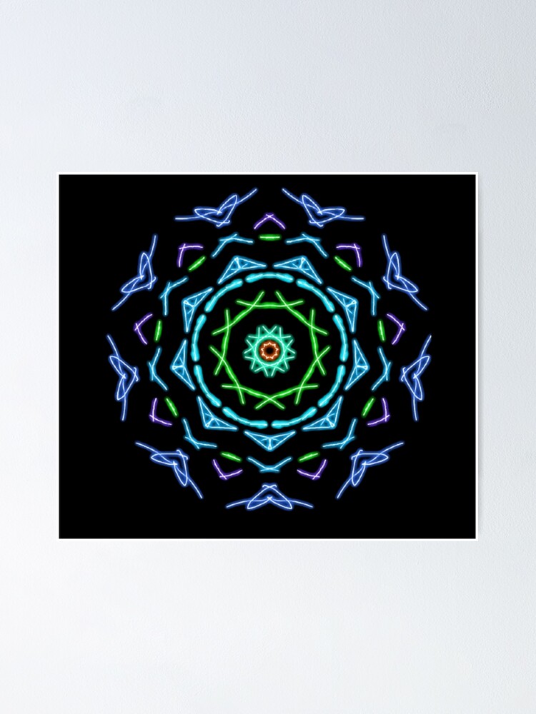 "A group of overlapping colors free pattern" Poster for Sale by ...